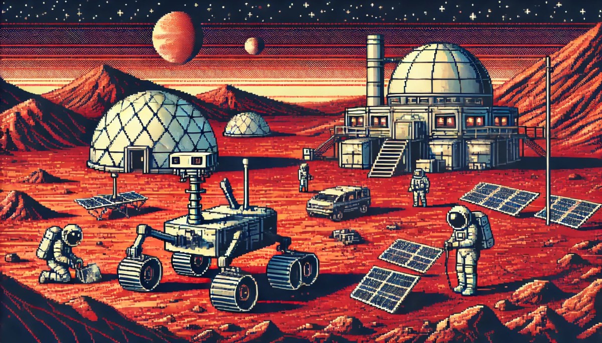 Radiation shielding for nuclear-fission powered human-based Mars ...